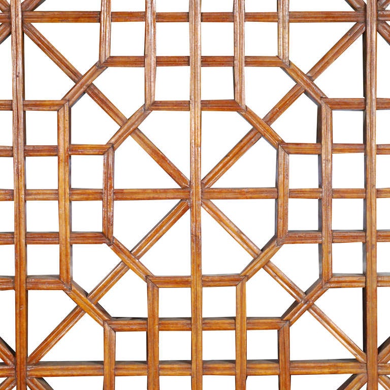 Early 20th Century Chinese Window Lattice Panel at 1stDibs