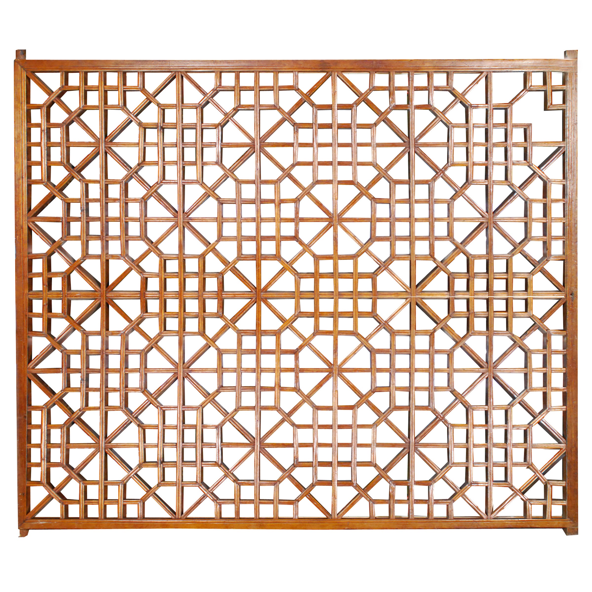 Early 20th Century Chinese Window Lattice Panel at 1stDibs