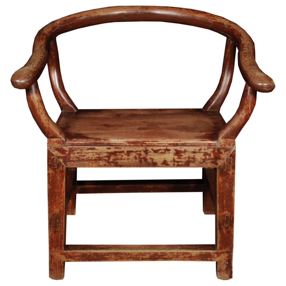 19th Century Chinese Meditation Chair at 1stDibs