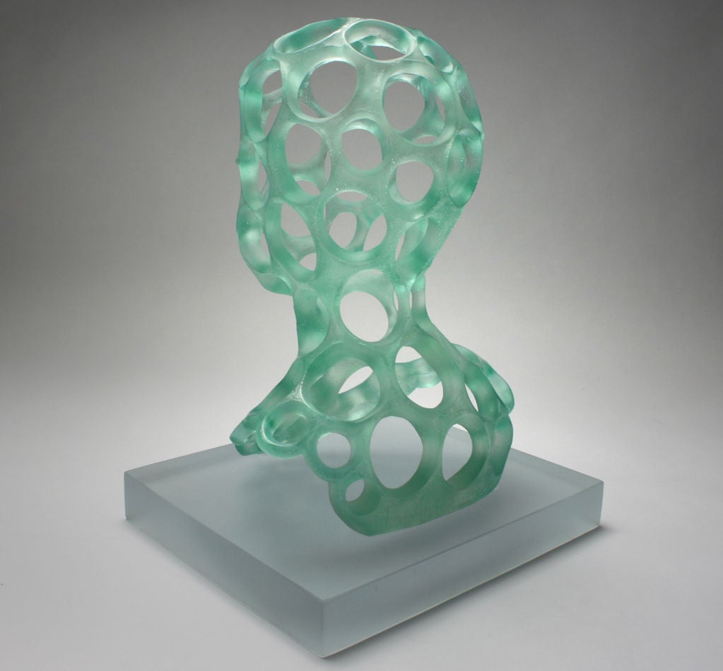 Daum Glass Sculpture Reves by Jean Faucheur at 1stDibs