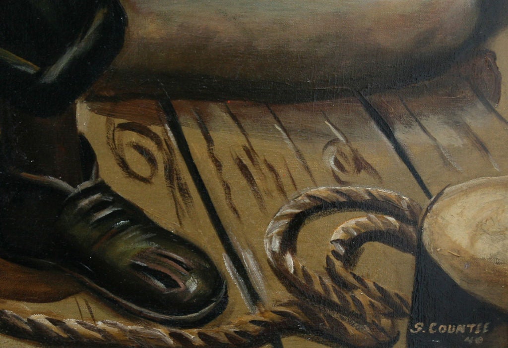 African American Dock Worker by Samuel Countee at 1stDibs