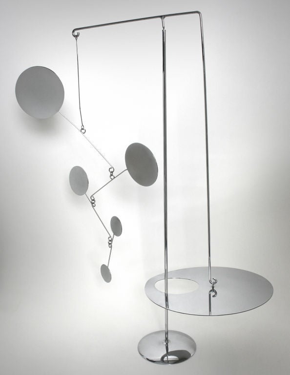 Chrome Kinetic Sculpture by Francois Collette at 1stDibs