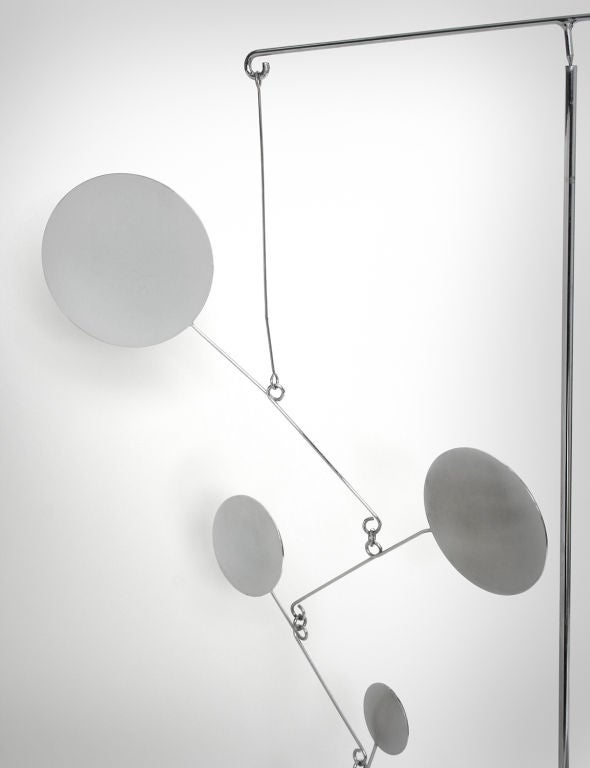 Chrome Kinetic Sculpture by Francois Collette at 1stDibs