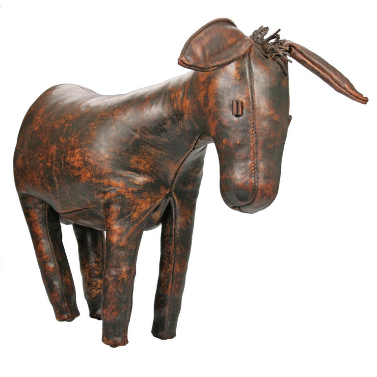 Abercrombie and Fitch Leather Donkey at 1stDibs