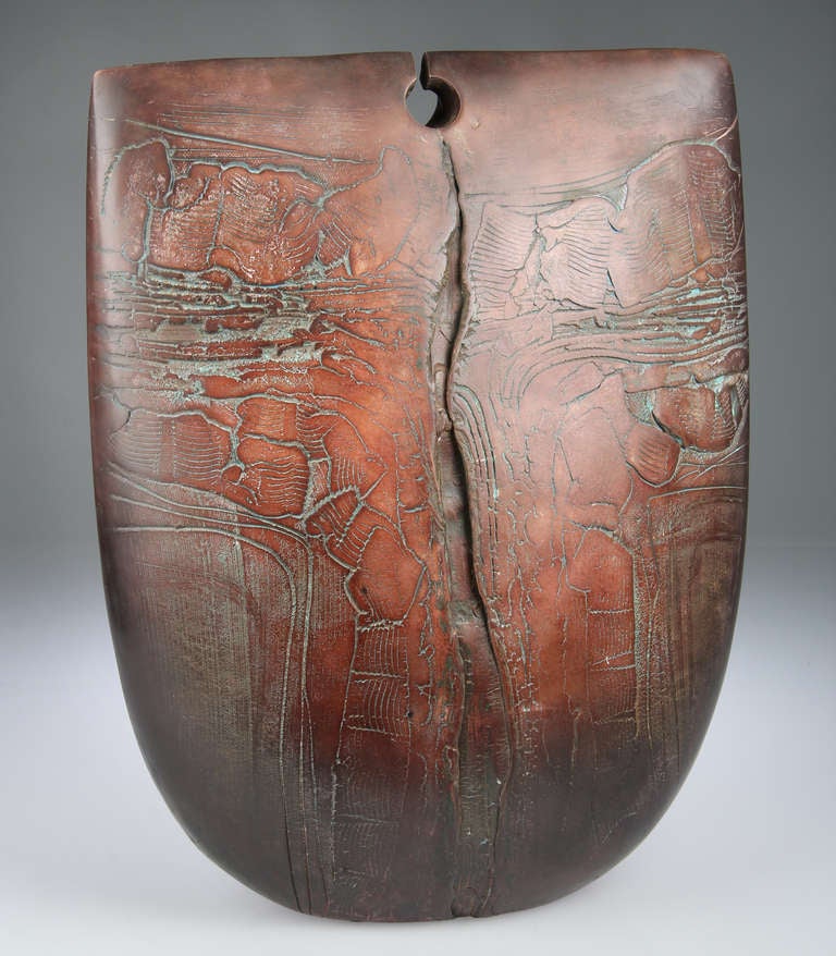 Peter Hayes Burnished Ceramic Vessel For Sale at 1stDibs