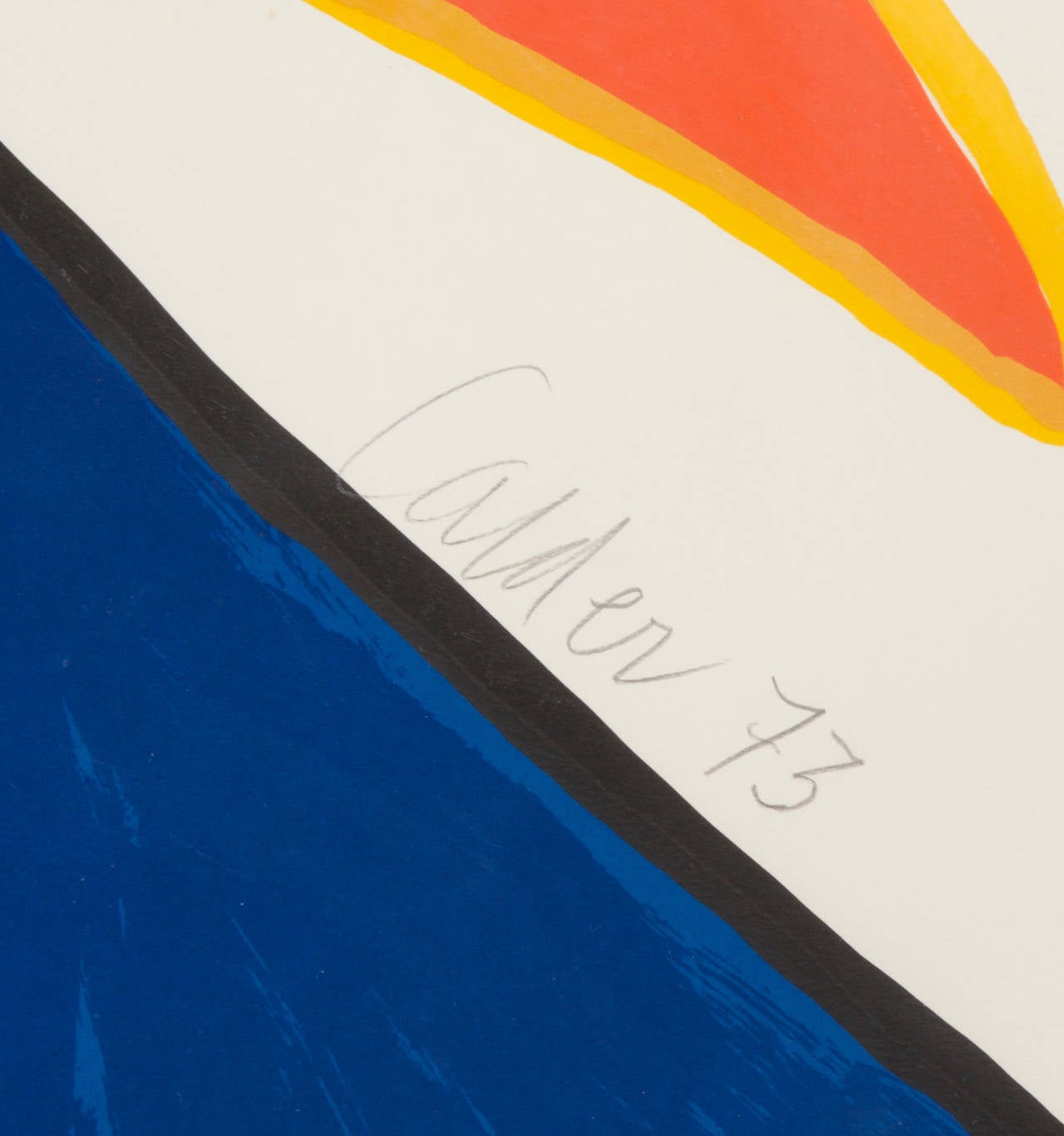 Calder Print "Sun and Pyramids" at 1stDibs