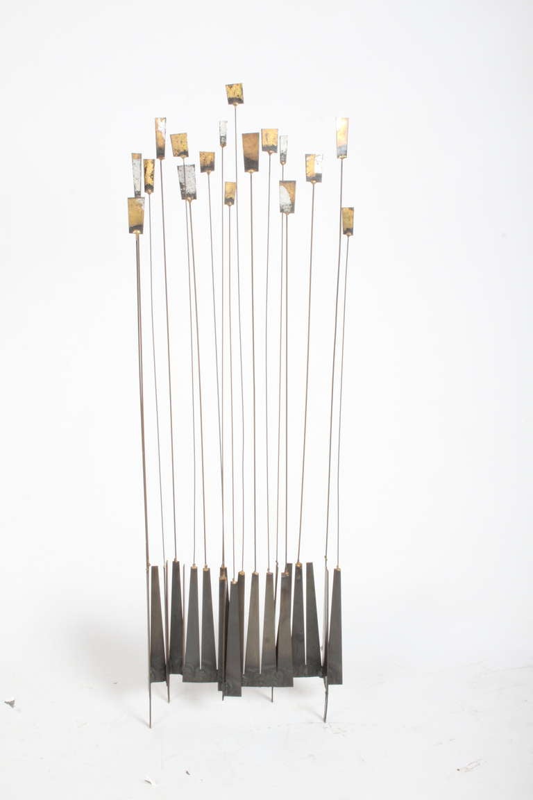 Kinetic Mid-Century Floor Sculpture by New York Artist William Bowie at ...