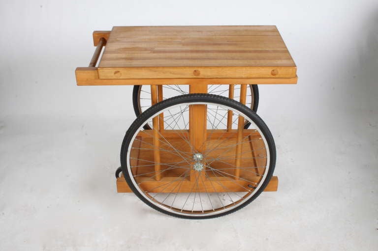 "Chopping Block on Wheels" Bar Cart by B. W. Saunders at 1stDibs ...