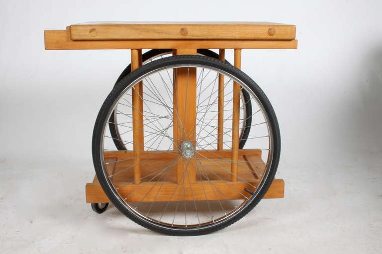 "Chopping Block on Wheels" Bar Cart by B. W. Saunders at 1stDibs ...