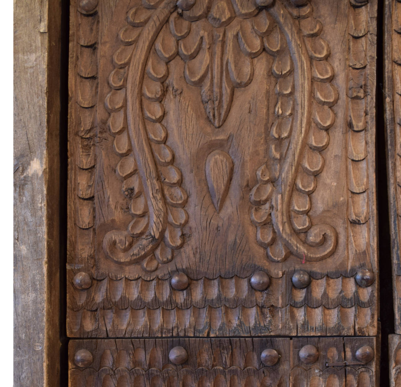 Pair of Heavily Carved Doors from Peru at 1stDibs
