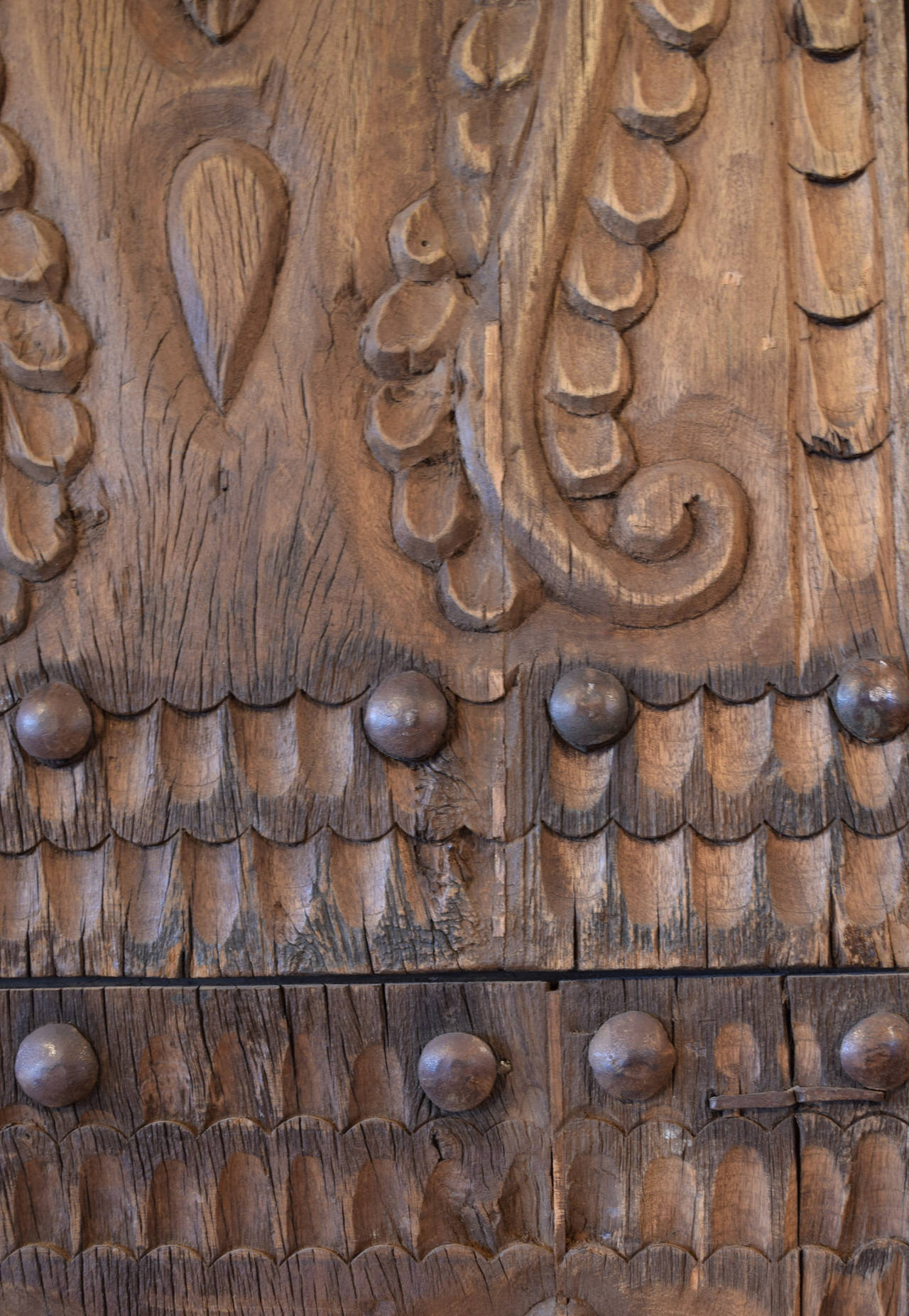 Pair of Heavily Carved Doors from Peru at 1stDibs