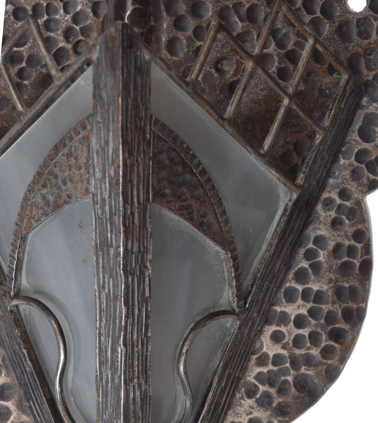 Pair of French Fer Forge Wall Sconces For Sale at 1stDibs