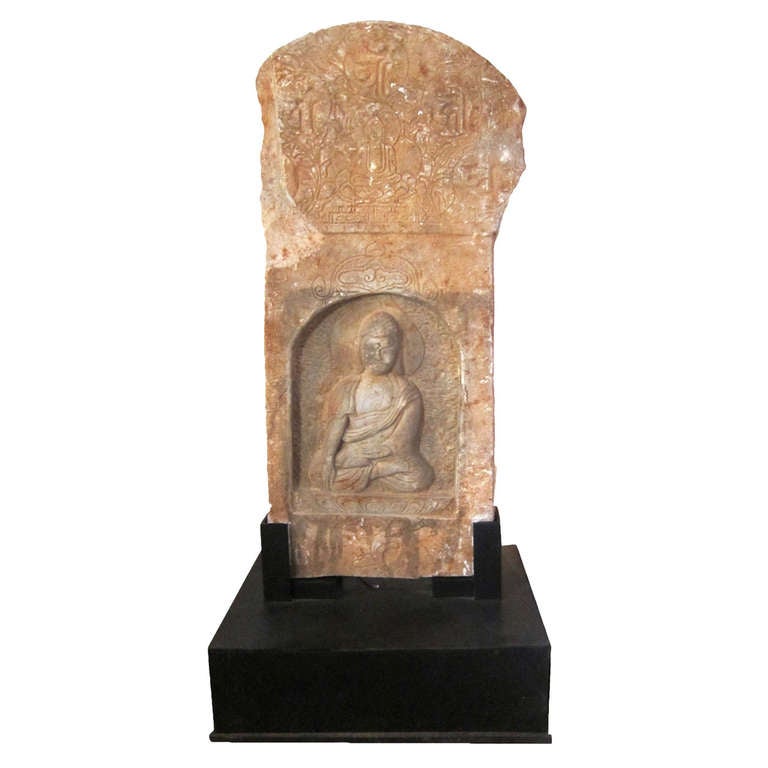 Ming Dynasty Carved Chinese Buddhist Tablet at 1stDibs