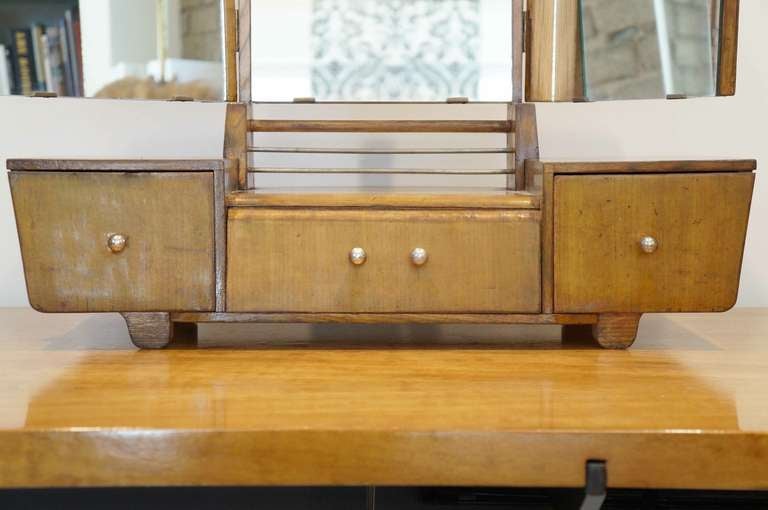 Deco White Pine Vanity at 1stDibs