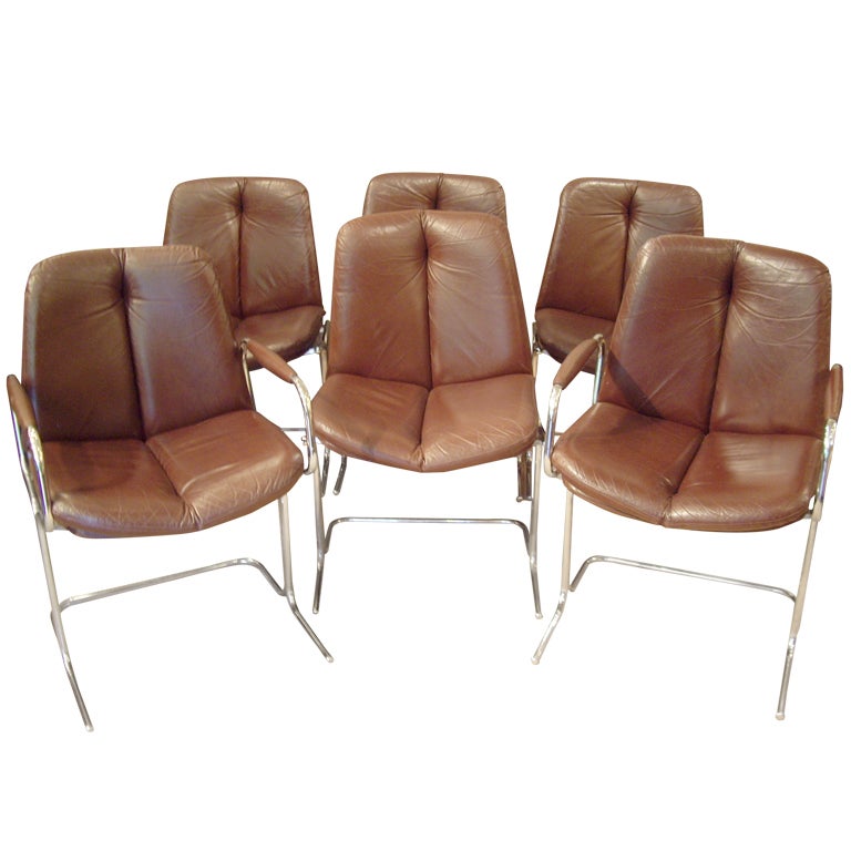 Pieff 1960's dining chairs at 1stDibs