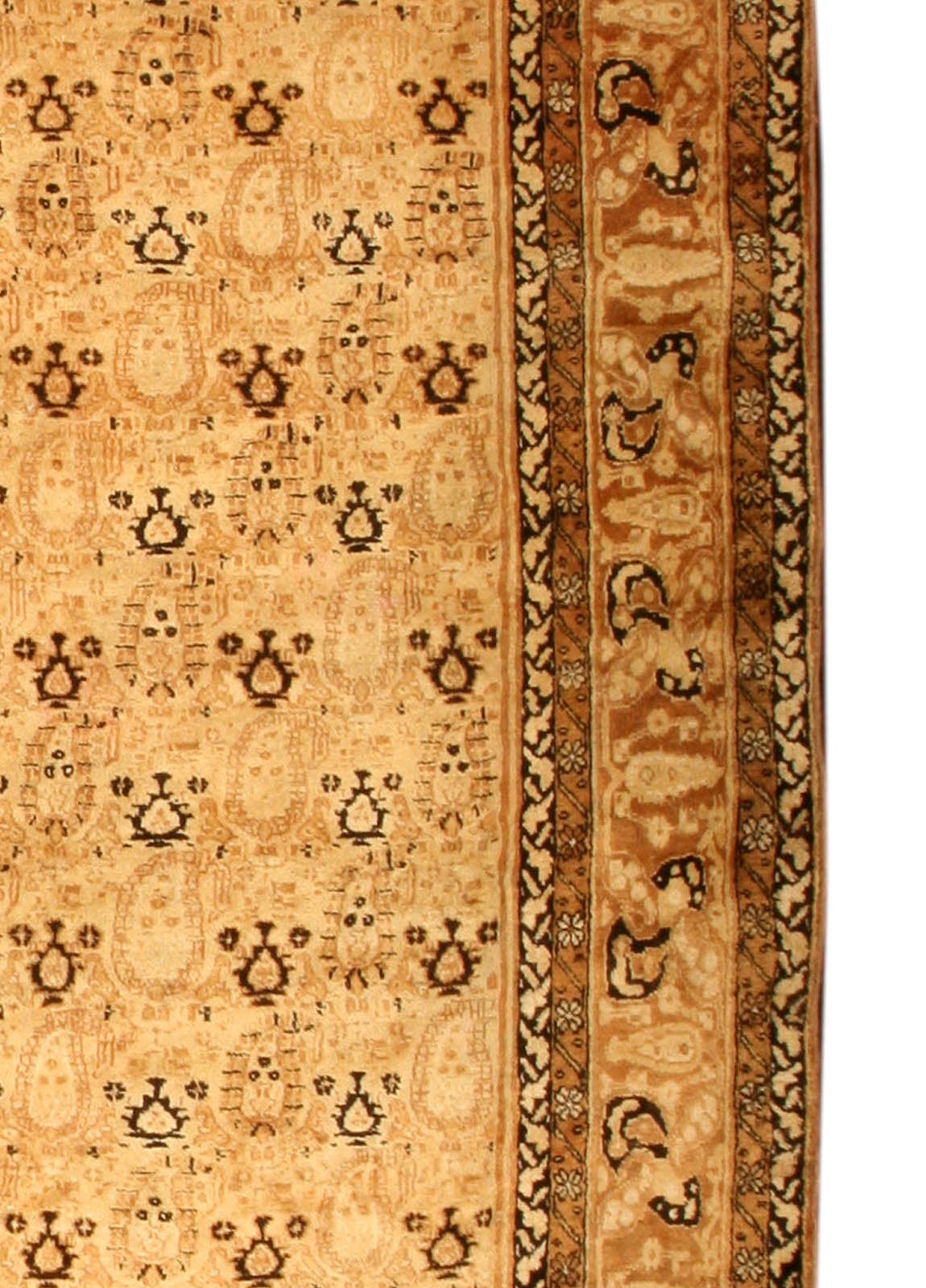 Doris Leslie Blau Collection - Grand tapis indien Agra vintage en laine ...