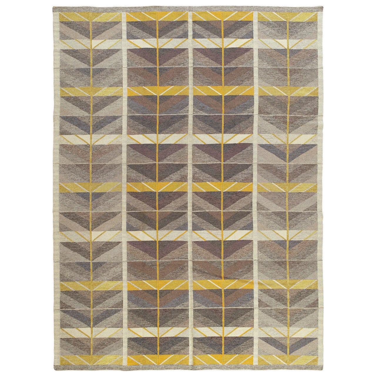 Swedish Flatwave Rug by Ingrid Dessau at 1stDibs