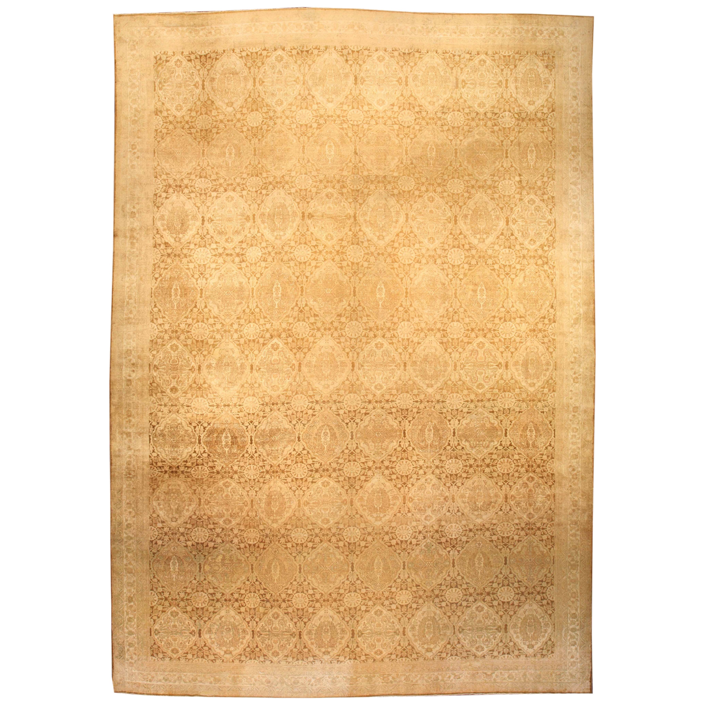 Doris Leslie Blau Collection Antique Indian Amritsar Handmade Wool Rug ...