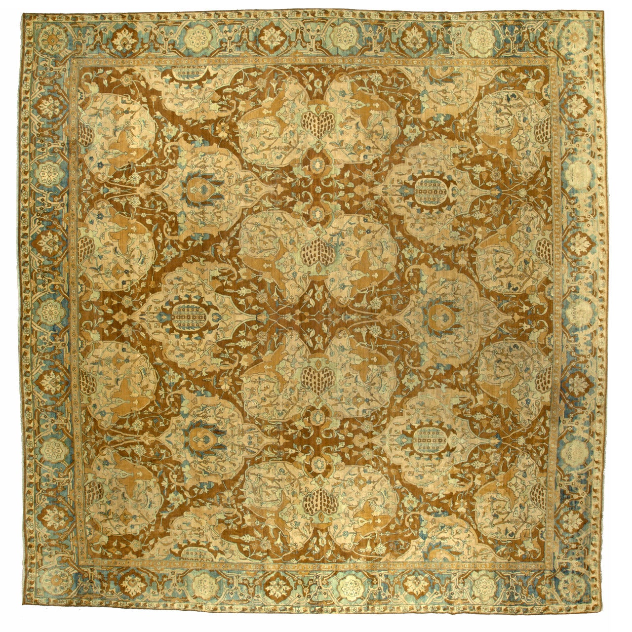 Large Oversized Antique Indian Carpet. Size: 14 ft x 24 ft 6 in For ...