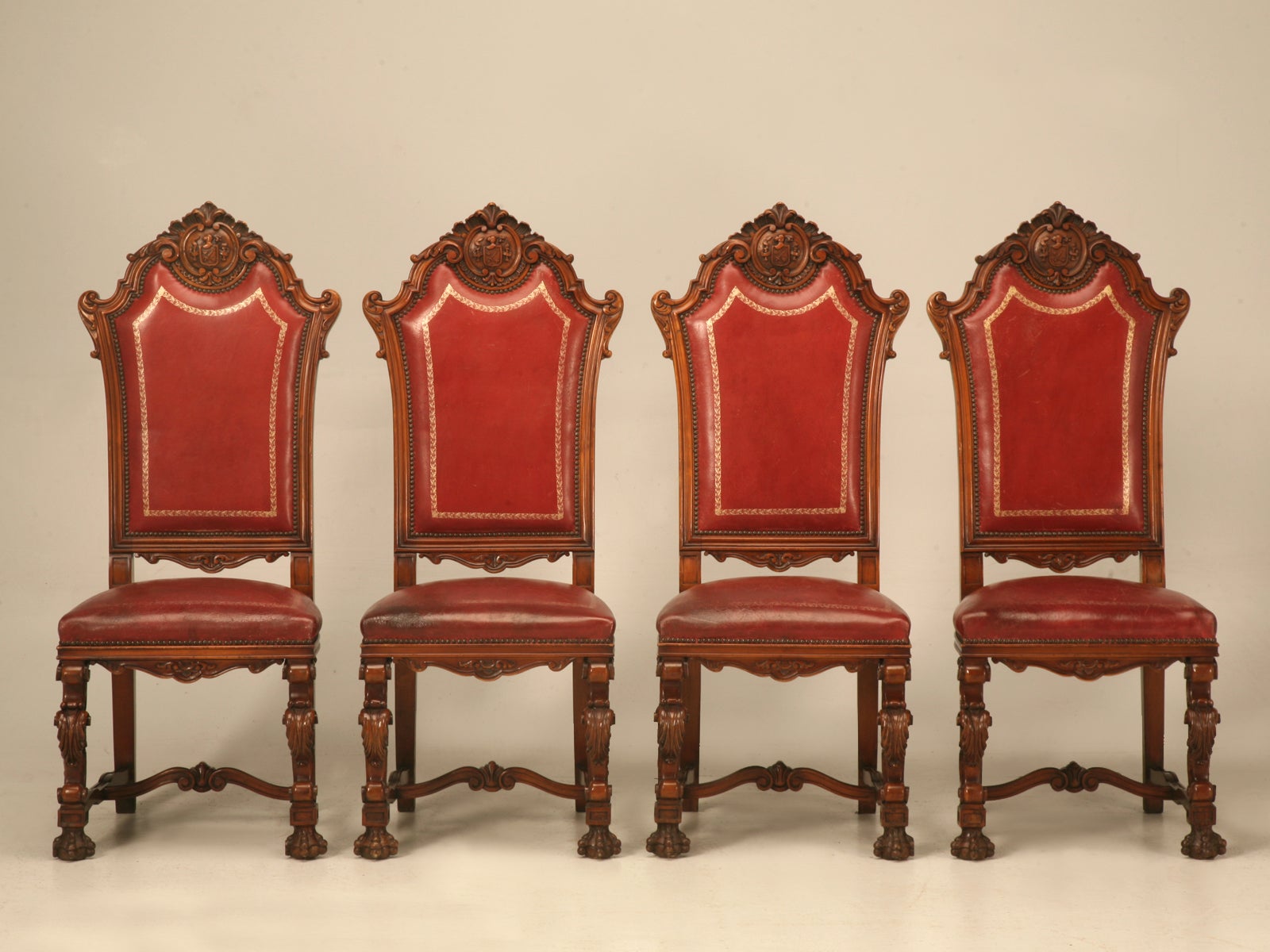 Old World Chairs - 4 For Sale on 1stDibs