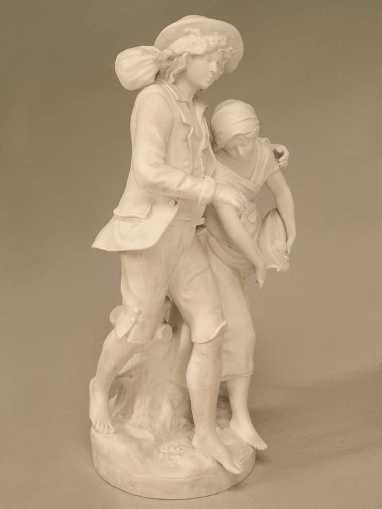 Signed Auguste Moreau Bisque Porcelain Figurine at 1stDibs | bisque ...