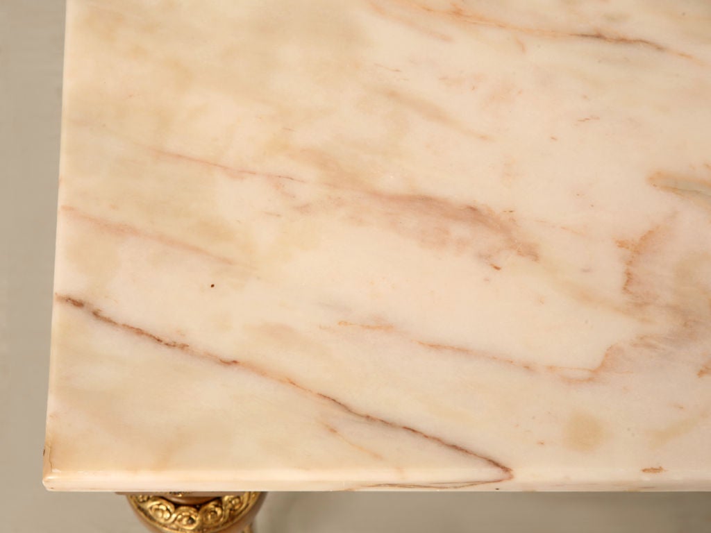 Opulent Vintage Sevres Style Coffee Table w/Marble Top at 1stDibs
