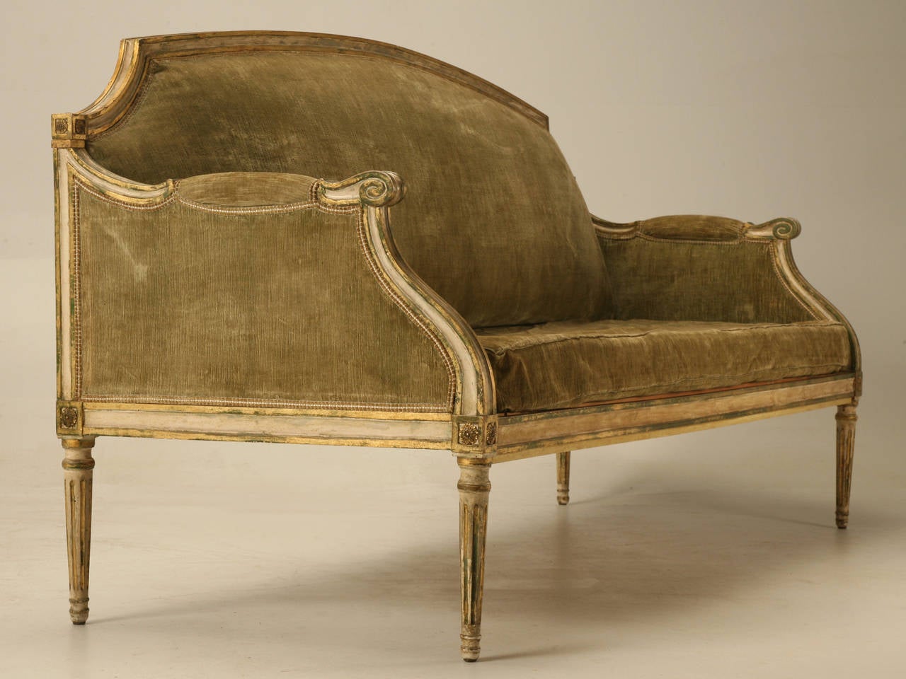 Louis XVI Style Antique Sofa in Incredible Original Paint at 1stDibs ...