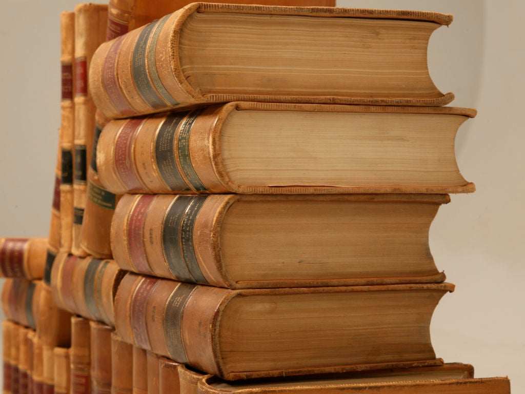 Set of 28 Antique American Leather Bound Law Books (Set Only) at ...