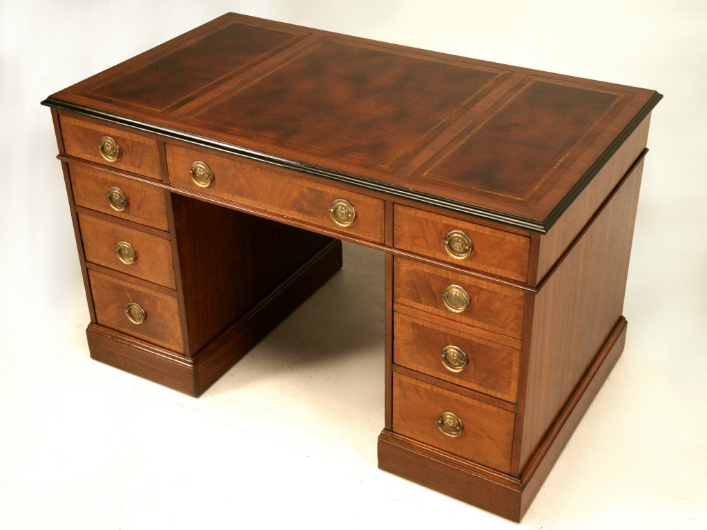 Mahogany Desk With Drawers