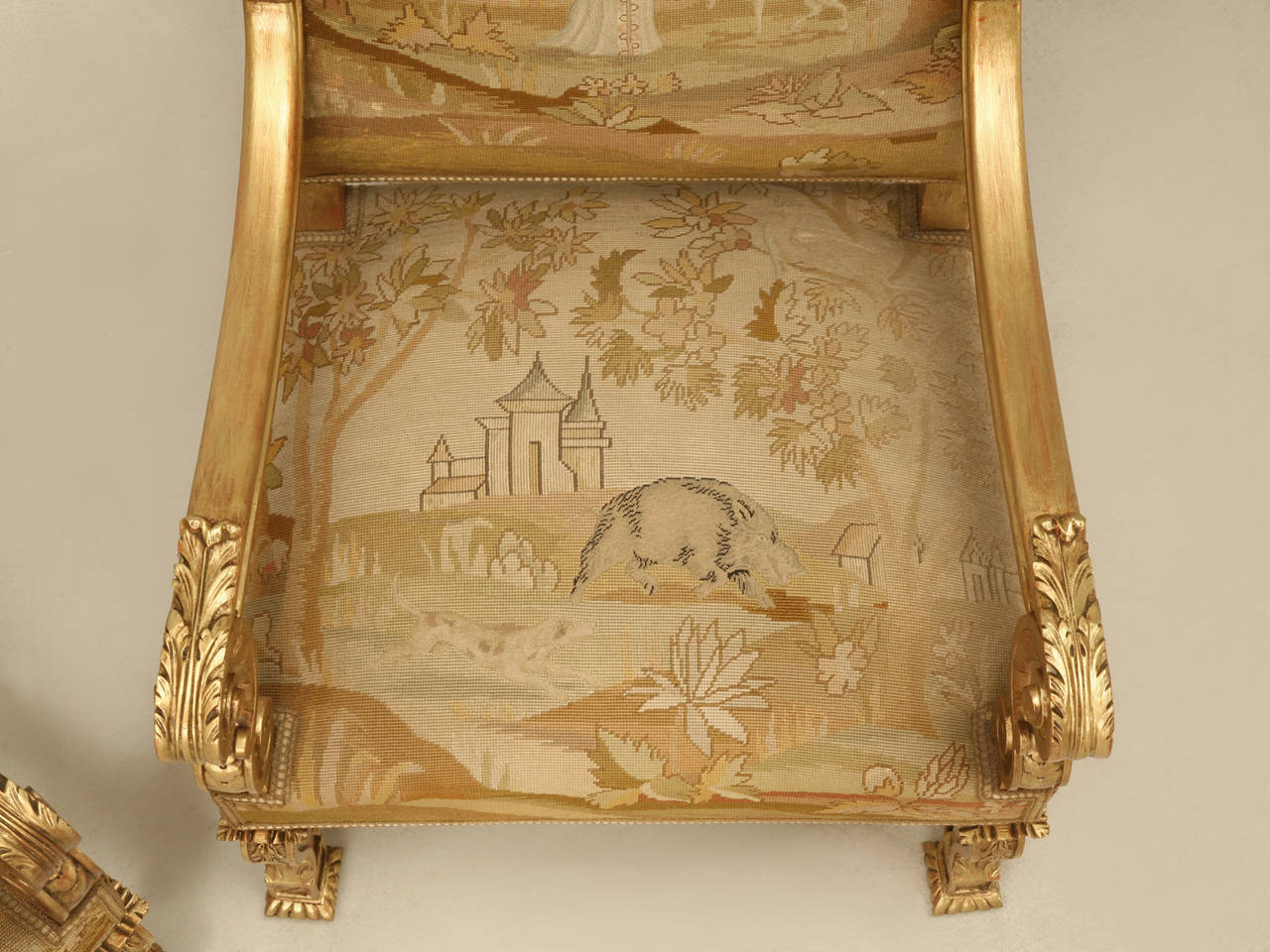 Antique French Gilded Throne Chairs, circa 1900 at 1stDibs | 1900 ...