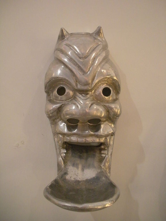 Group of Five Arthur Court Funny Face Wall Sculptures at 1stDibs