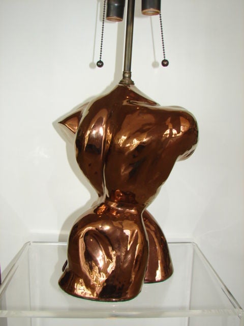 Vintage Male Torso Lamp at 1stDibs
