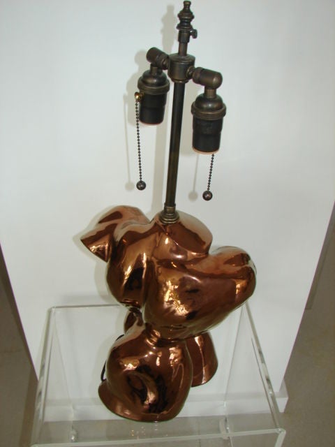 Vintage Male Torso Lamp at 1stDibs