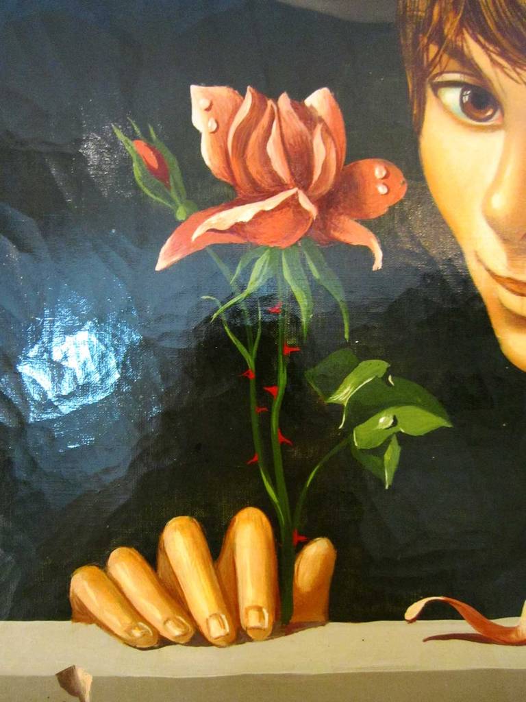 Surrealist Painting by Jean-Pierre Clement at 1stDibs