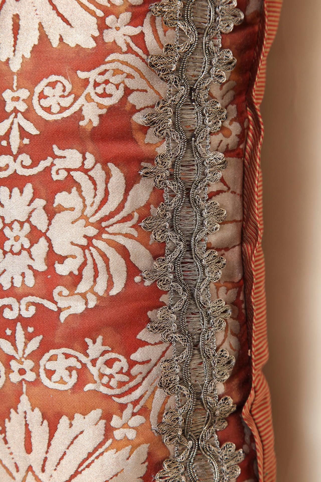Fortuny Fabric Cushion in the Impero Pattern at 1stDibs | fortuny ...