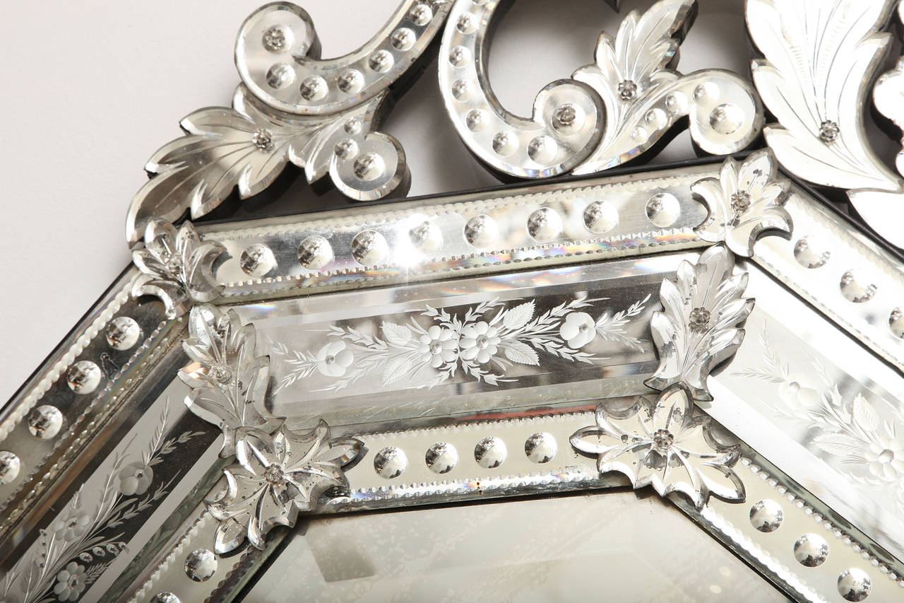 An Octagonal Venetian Mirror at 1stDibs