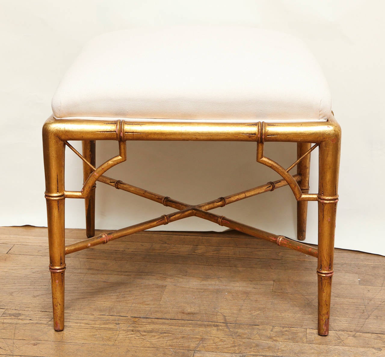 A Pair of Square American Faux-Bamboo Ottomans at 1stDibs | faux bamboo ...