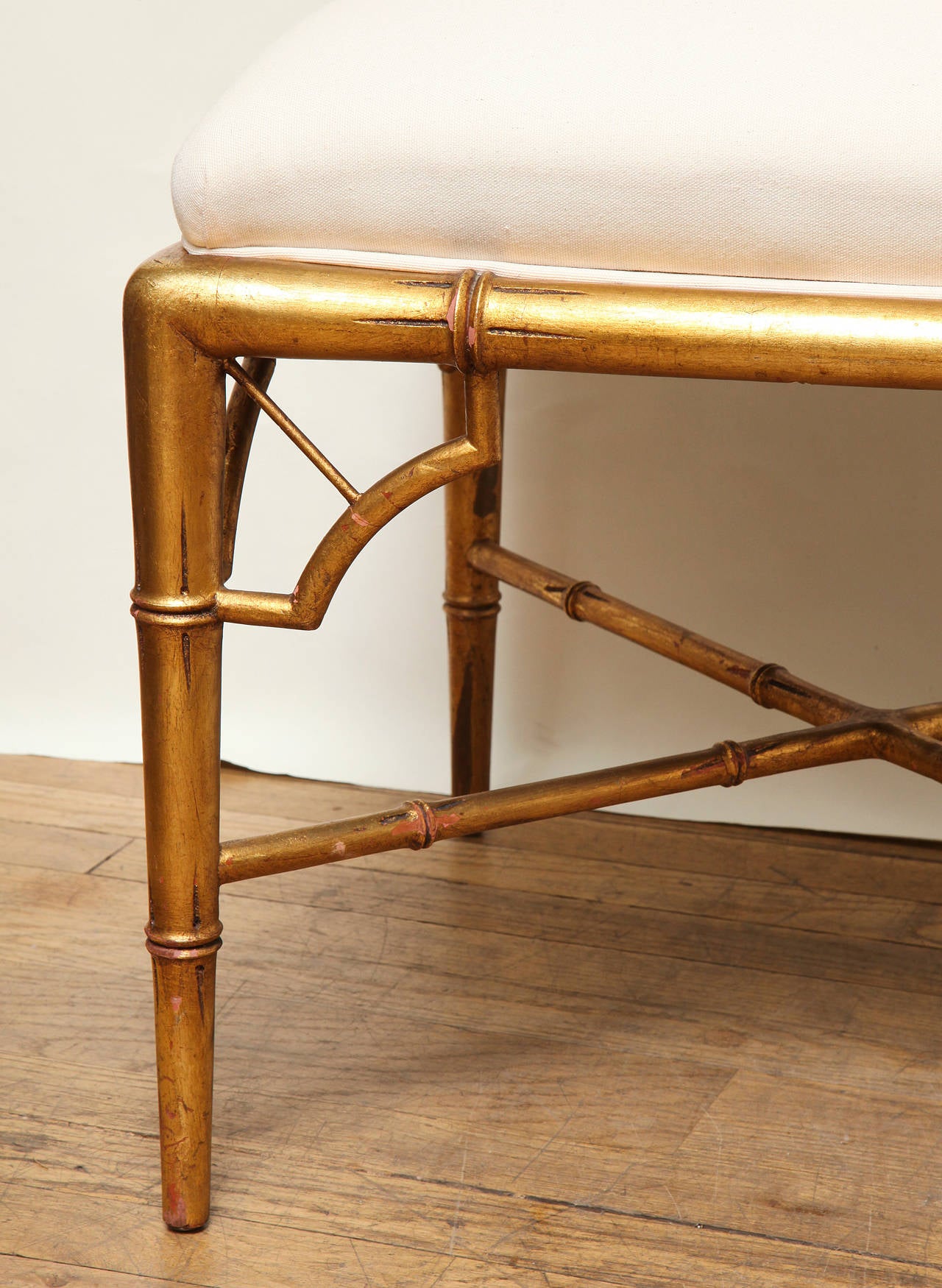 A Pair of Square American Faux-Bamboo Ottomans at 1stDibs | faux bamboo ...