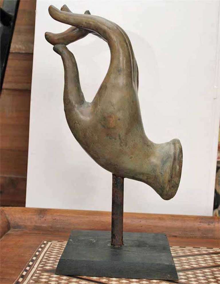 Bronze Buddha Hand at 1stDibs