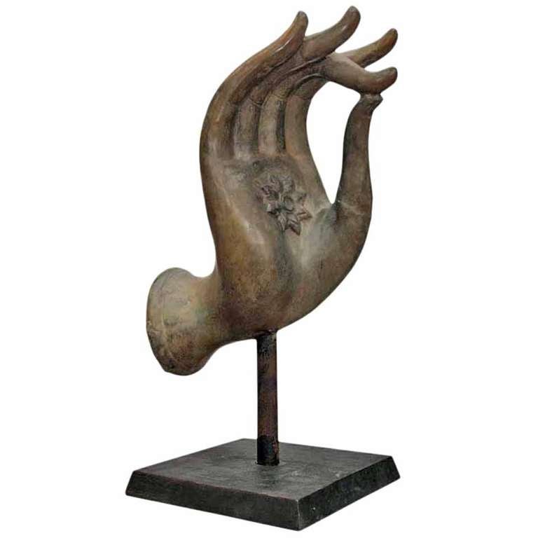 Bronze Buddha Hand at 1stDibs