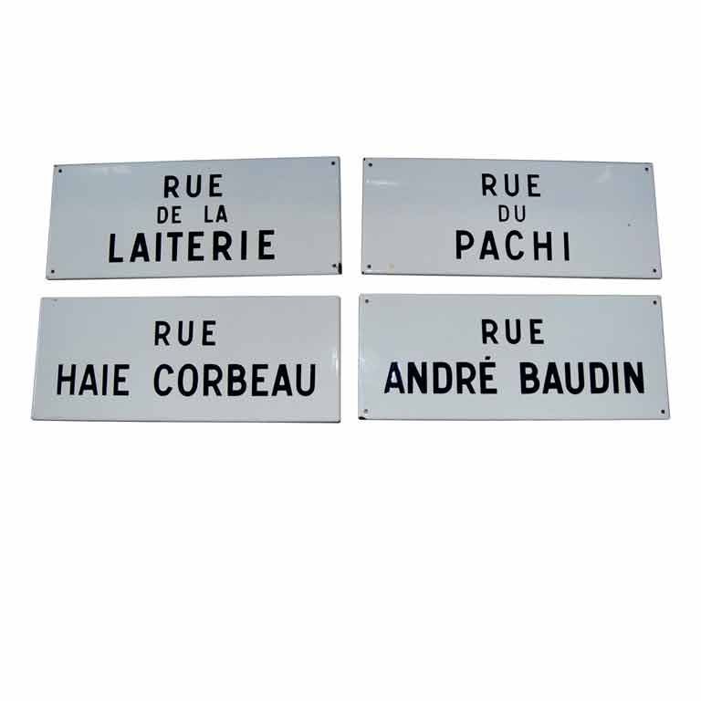 French Street Signs For Sale at 1stDibs