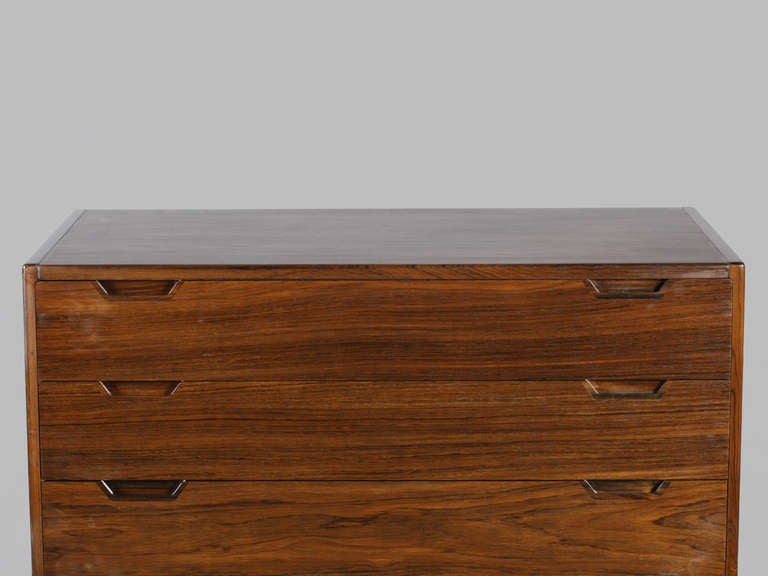 Danish Modern Rosewood Dresser by Svend Langkilde at 1stDibs