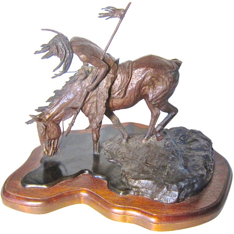 Bronze Sculpture by James Roybal at 1stDibs