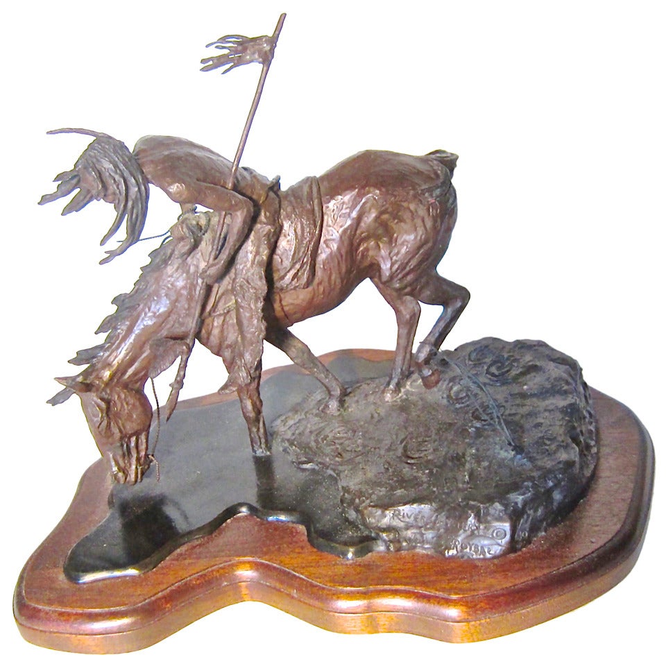 Bronze Sculpture by James Roybal at 1stDibs