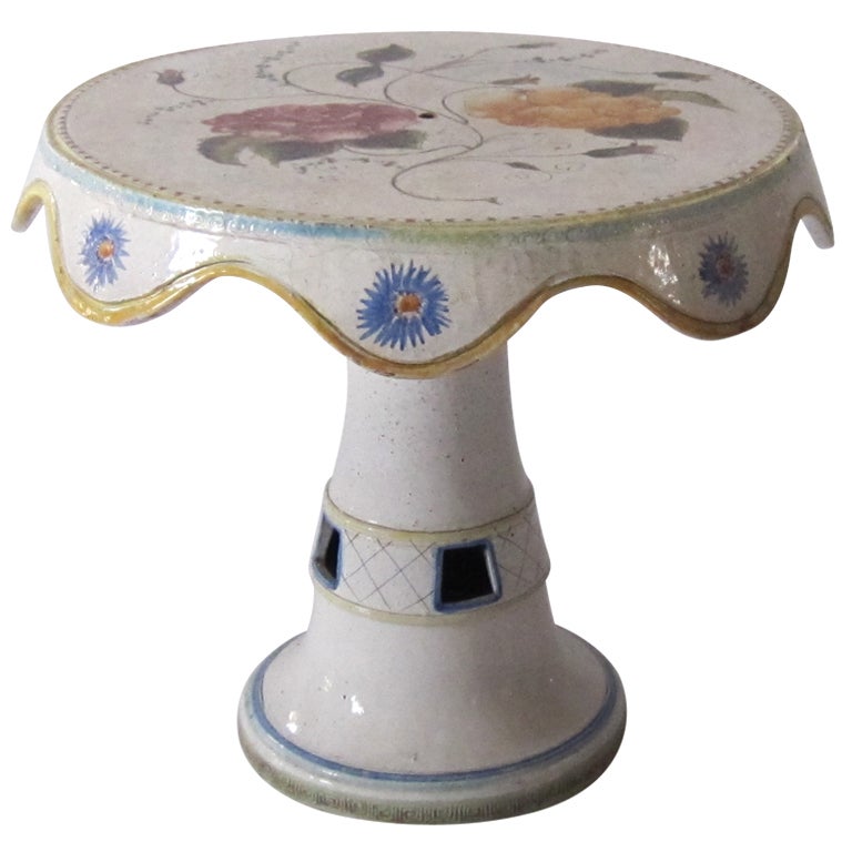 Faience Table at 1stDibs