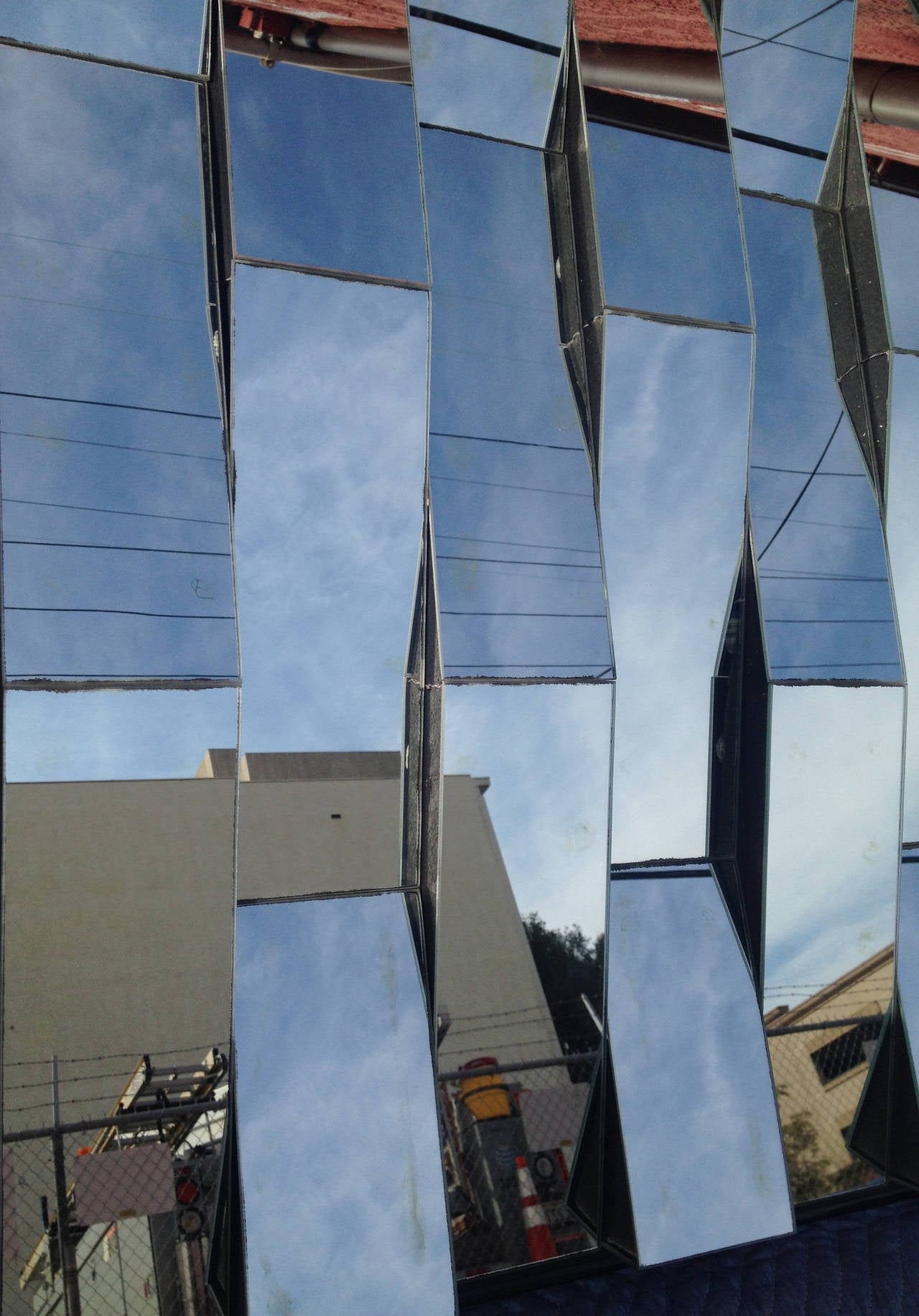 Sloped Mirror by Neal Small at 1stDibs