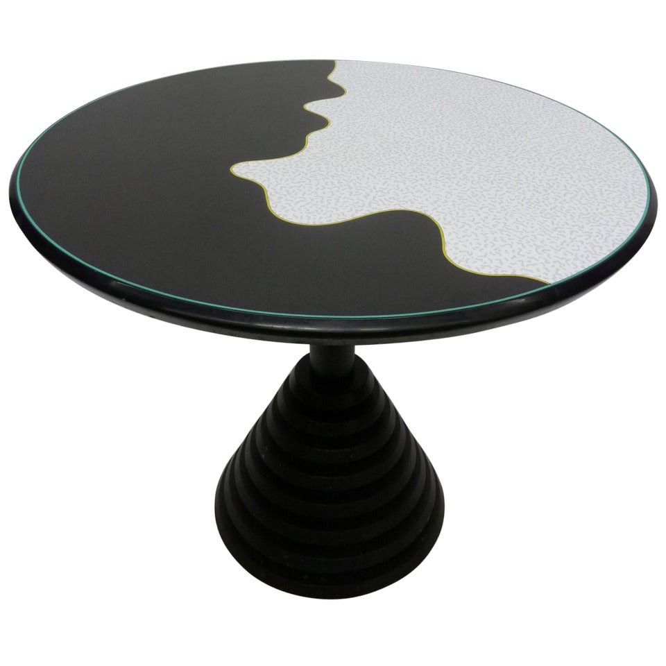 Memphis-Style Dining or Center Table at 1stDibs