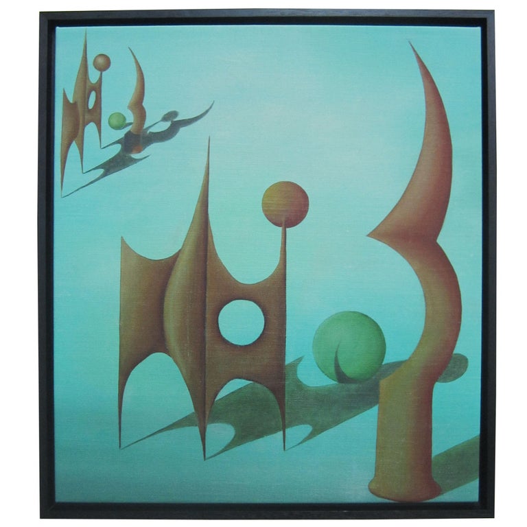 Mint Green Abstract at 1stDibs | picture frame color