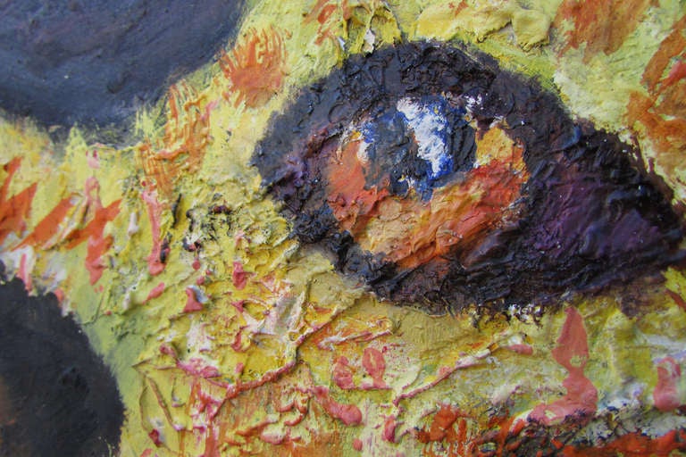 Mid-Century Modern Expressionist Painting by Frederick M. Perl at 1stDibs