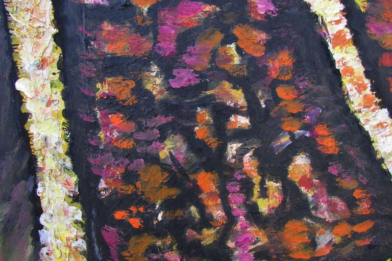 Mid-Century Modern Expressionist Painting by Frederick M. Perl at 1stDibs